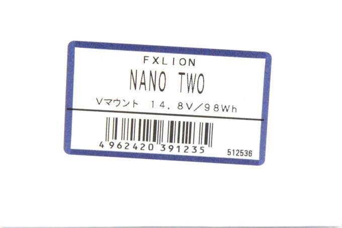 NANO TWO Vマウントバッテリー 14.8V 98Wh γA2198-2D4 | FXLiON | バッテリー・充電器(カメラ用)│ ...