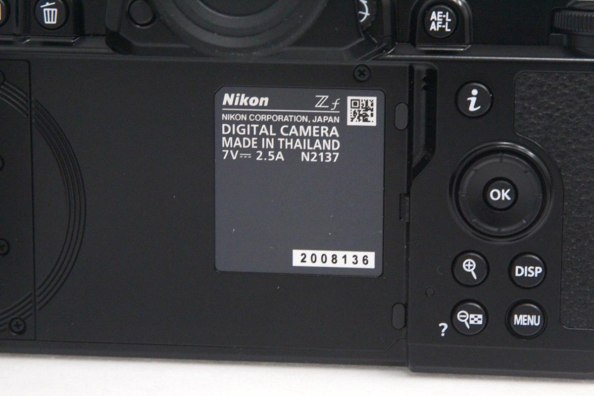 Z f ボディ CA01-A7420-2S1 | ニコン | ミラーレスカメラ│アールイーカメラ