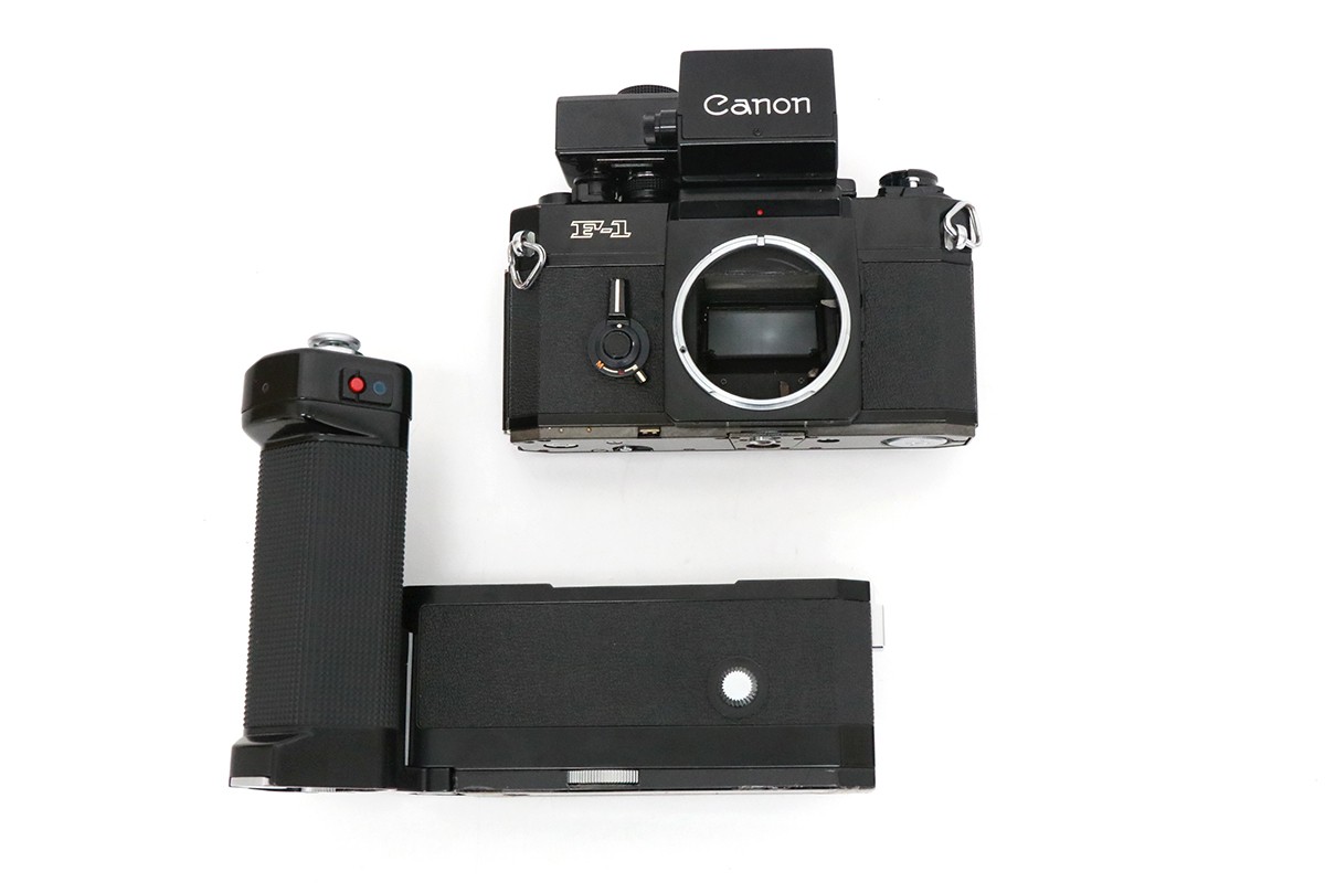 F-1 ボディ + BOOSTER T FINDER + モータードライブ CA01-M3903-3V1C-ψ | キヤノン | フィルム一眼 ...