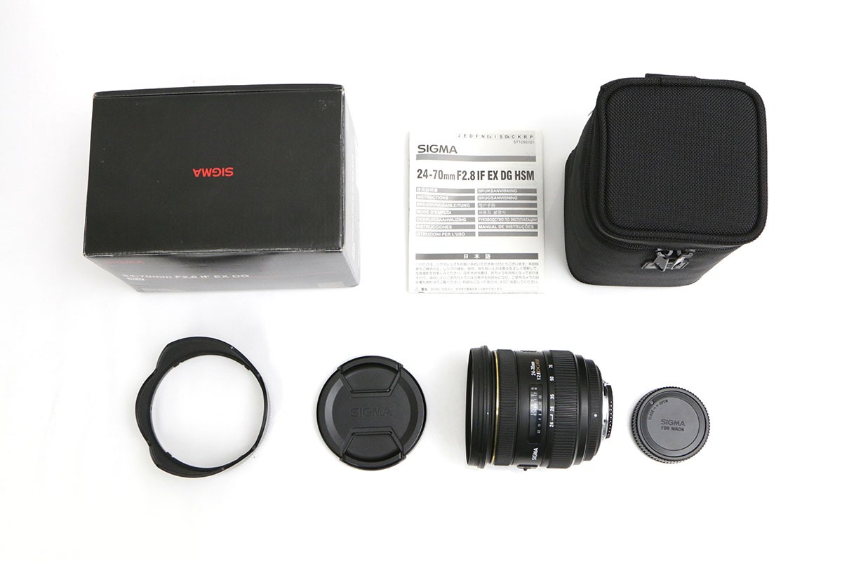 24-70mm F2.8 IF EX DG HSM ニコンF用 CA01-B1422-2B3 | シグマ | 一眼レフカメラ用│アールイーカメラ-1